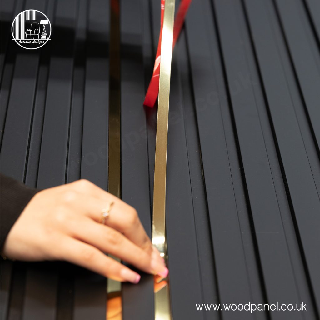 SELF ADHESIVE Rigid Flat Bar SILVER COLOUR INSERTS 2.80 M Length ...
