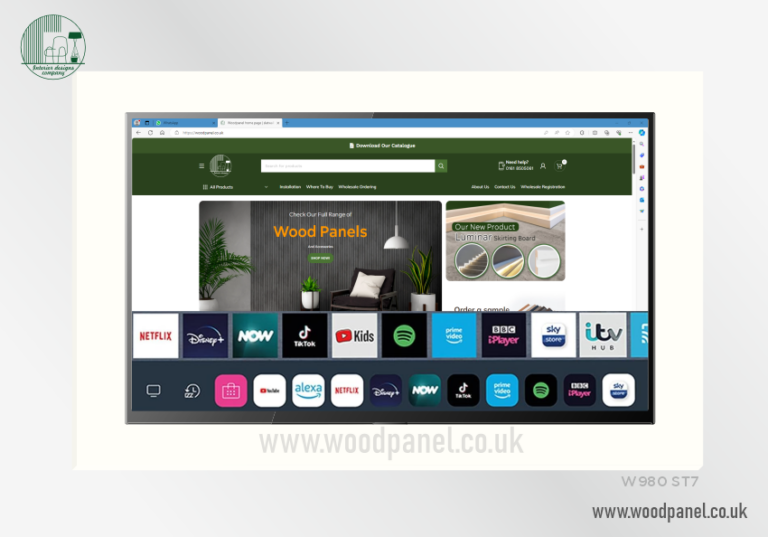 Platinum White, Media Wall Wooden TV Panel, EGGER Board - Transform ...